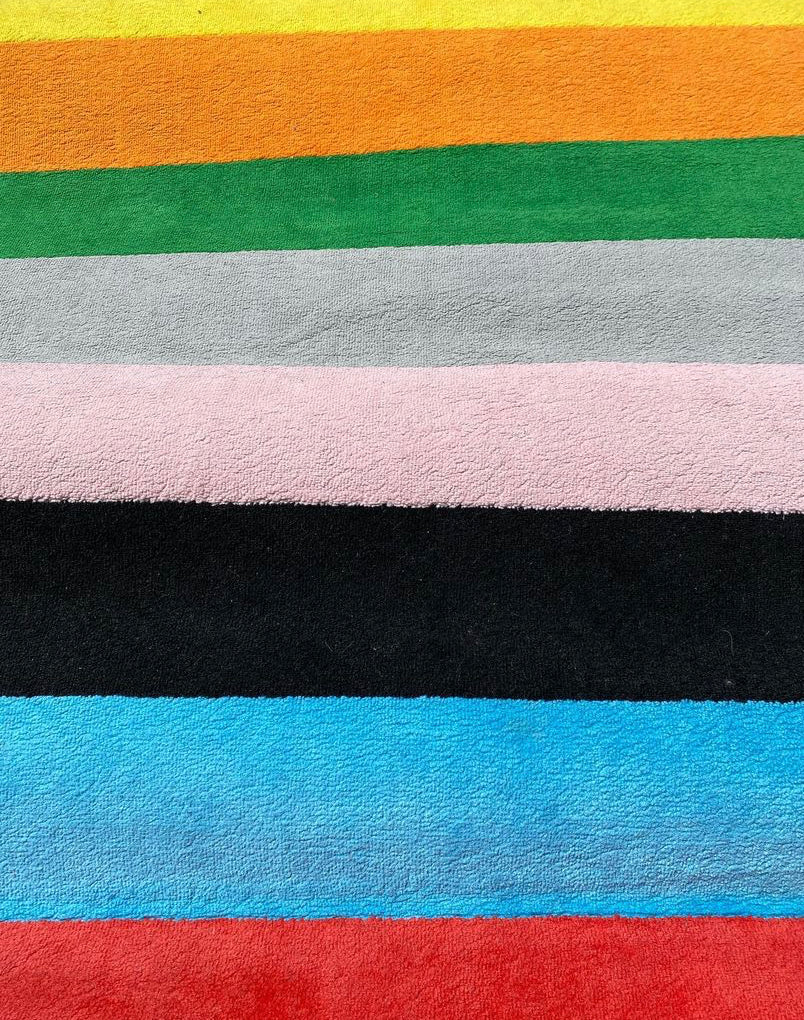 Large discontinued IKEA rainbow carpet – Turquoise's Treasures